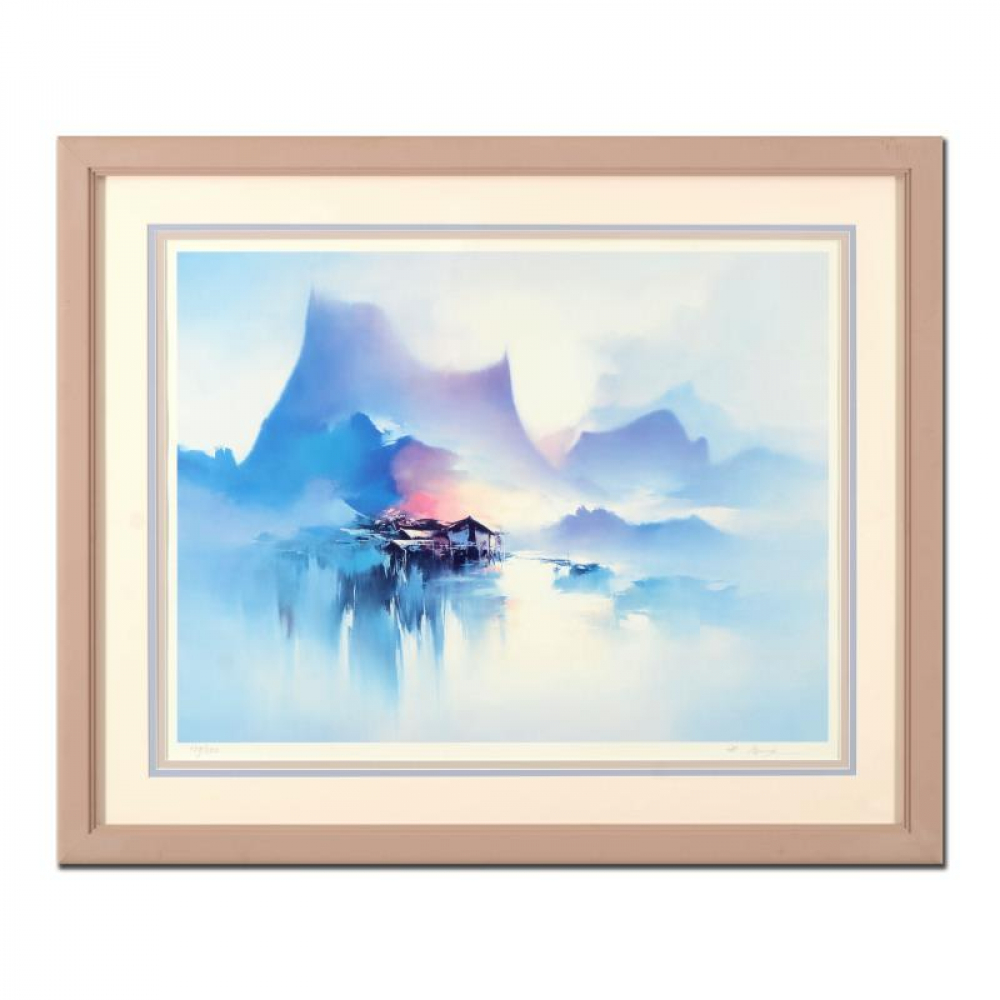 H. Leung Signed "Shangri-La" LE 38x31 Custom Framed Giclee (PA ...