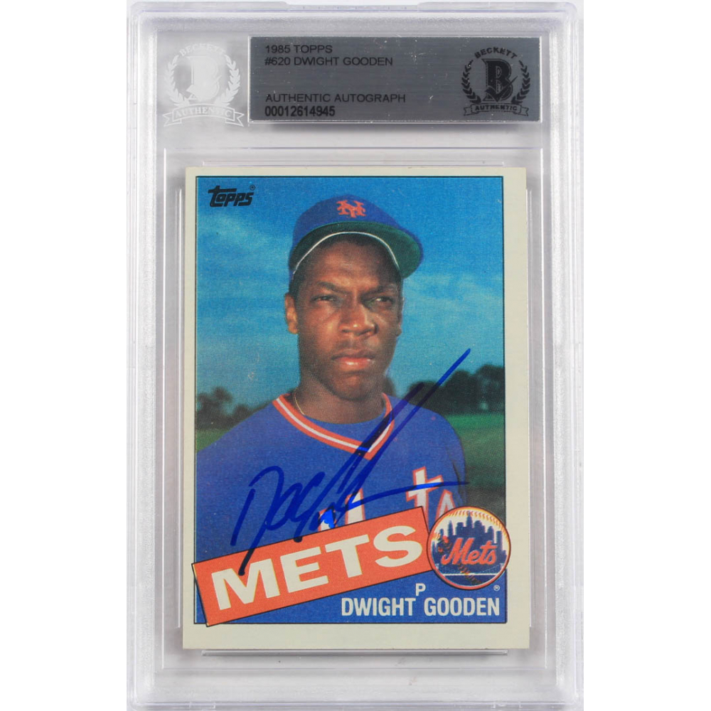 Dwight "Doc" Gooden Signed 1985 Topps #620 RC (BGS Encapsulated ...