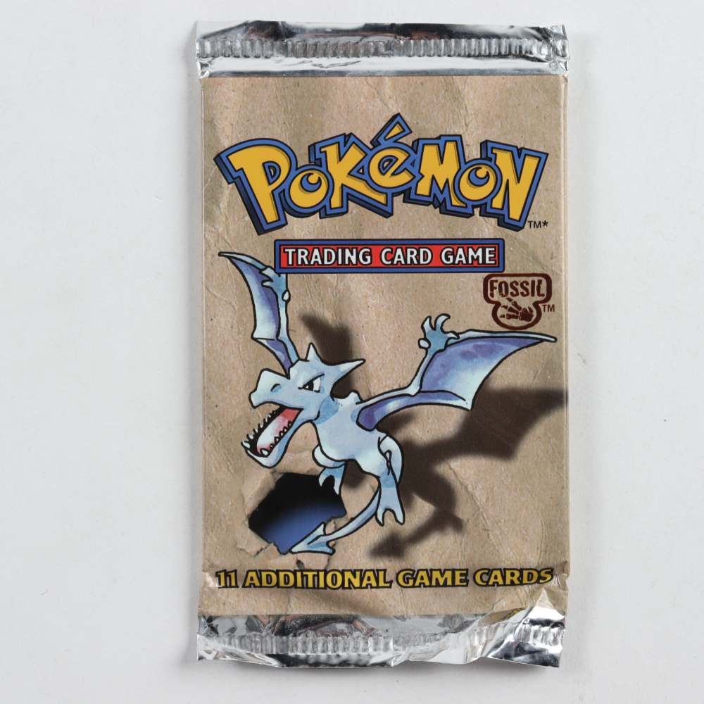 Pokemon Base Set Fossil Booster Pack with (11) Cards | Pristine Auction