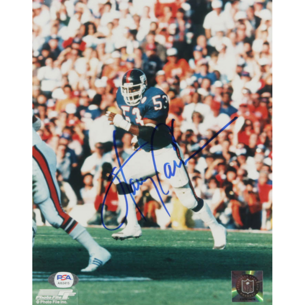 Harry Carson Signed Giants 8x10 Photo (PSA COA) | Pristine Auction