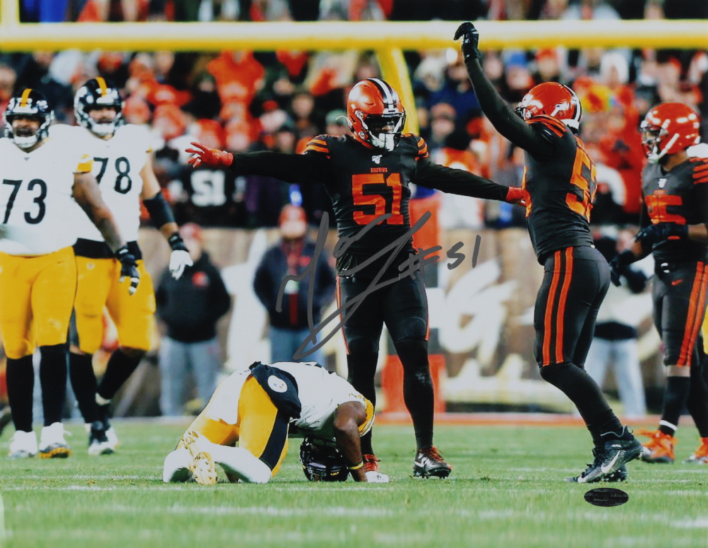 Mack Wilson Signed Browns 11x14 Photo (Playball Ink Hologram ...