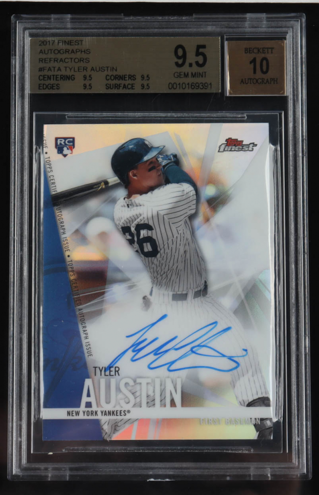 Tyler Austin & Aaron Judge MLB Debut 16x25x1.5 Custom Framed Graded ...