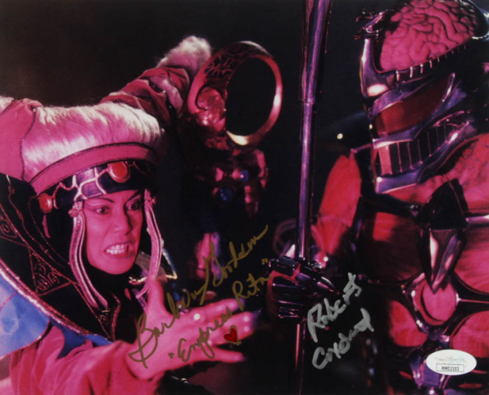 Barbara Goodson & Robert Axelrod Signed "Mighty Morphin Power Rangers ...