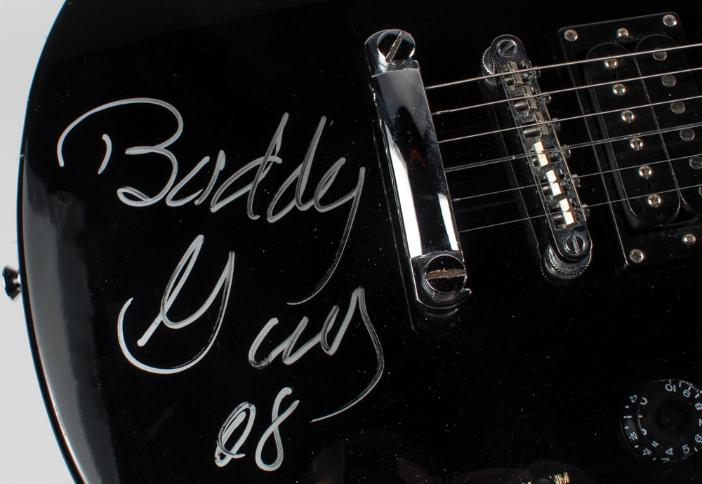Buddy Guy Signed 39" Epiphone Electric Guitar Inscribed "08" (PSA LOA ...