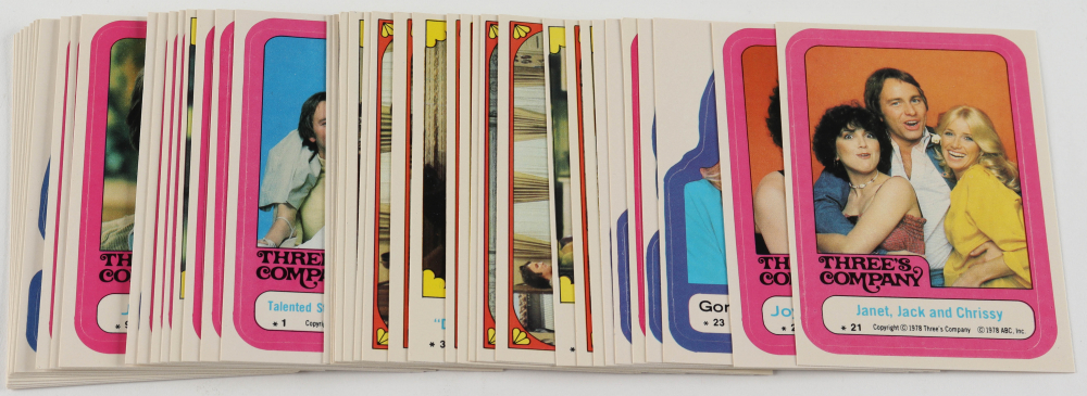 Three's Company 1978 Topps TV Show Cards Complete Set | Pristine Auction