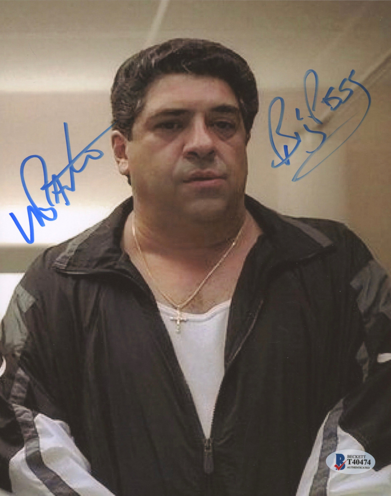 Vincent Pastore Signed "The Sopranos" 8x10 Photo Inscribed "Big P ...