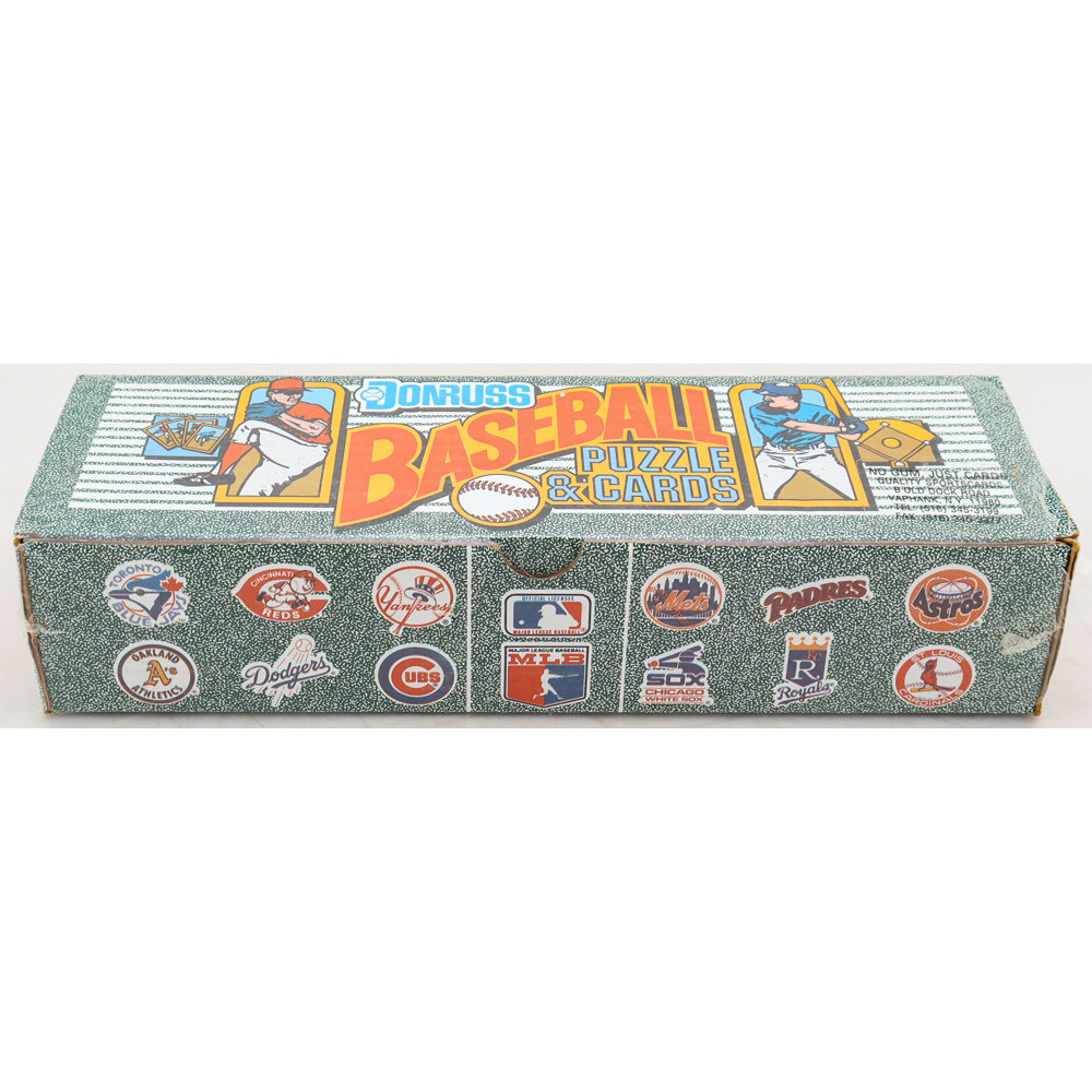 1990 Donruss Baseball Card & Puzzle Box Complete Set of (728) Cards ...