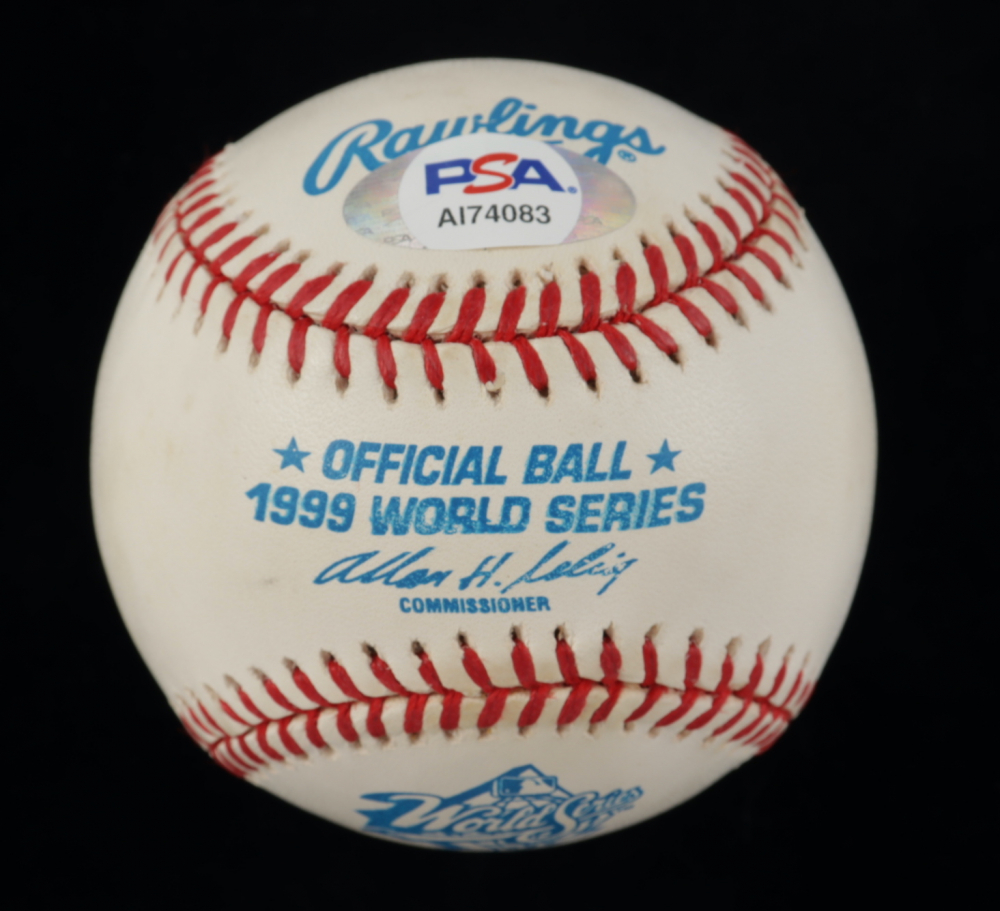 Allen Watson Signed 1999 World Series Baseball (PSA COA) | Pristine Auction