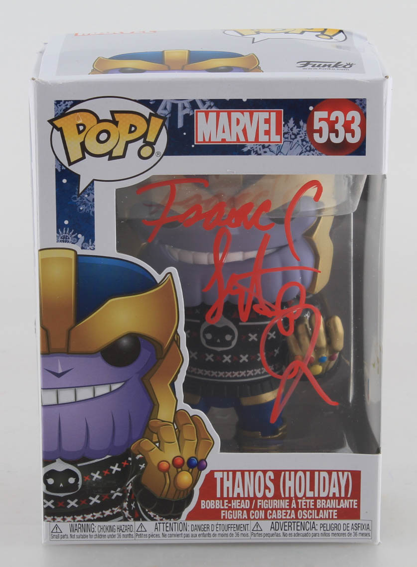 Isaac C. Singleton Jr. Signed Marvel #533 "Thanos (Holiday)" Funko Pop ...