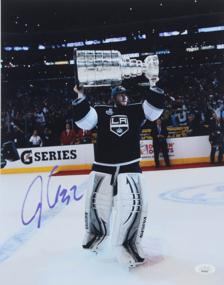 Jonathan Quick Signed Kings 11x14 Photo (JSA COA) | Pristine Auction