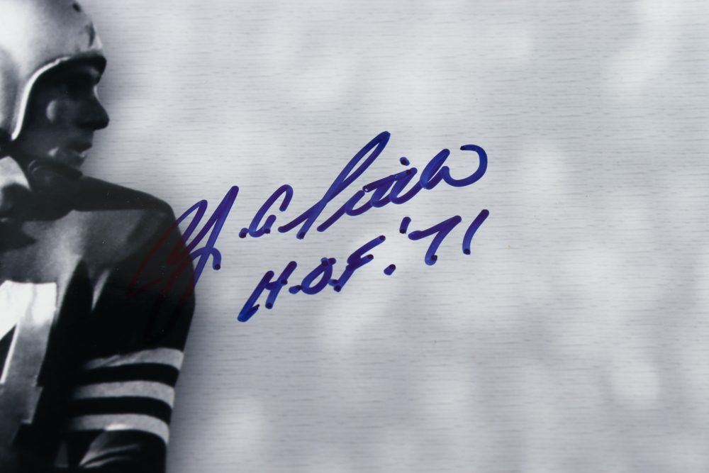 "The Million Dollar Backfield" 49ers 16x20 Photo Signed By Y.A. Tittle ...