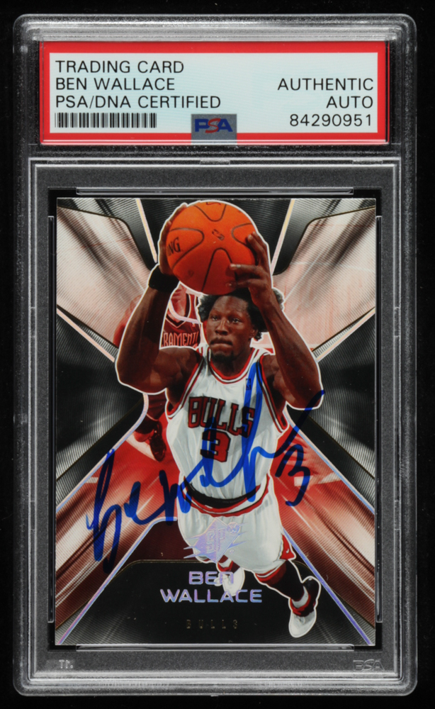 Ben Wallace Signed 2006-07 SPx #24 (PSA Encapsulated) | Pristine Auction