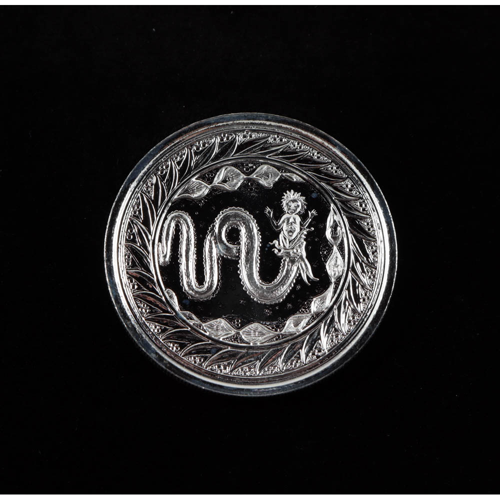 2020 Samoa Serpent of Milan 1 Oz. .999 Fine Silver 2 Tala Coin ...