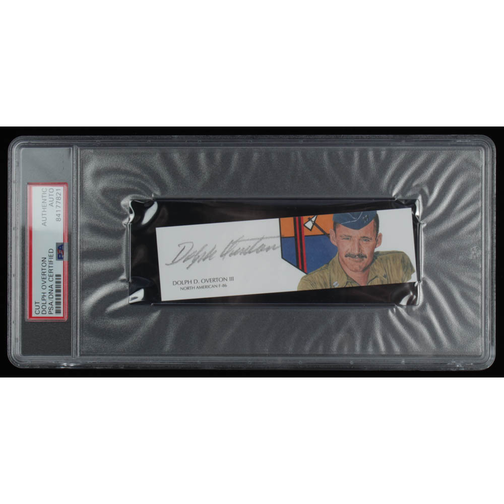 Dolphin D. Overton III Signed 1.5x5 Cut (PSA Encapsulated) | Pristine ...