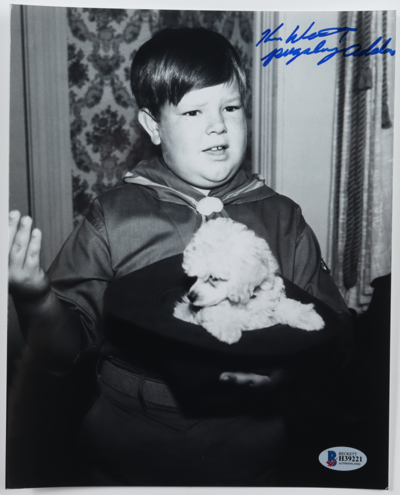 Ken Weatherwax Signed "The Addams Family" 8x10 Photo Inscribed "Pugsley ...