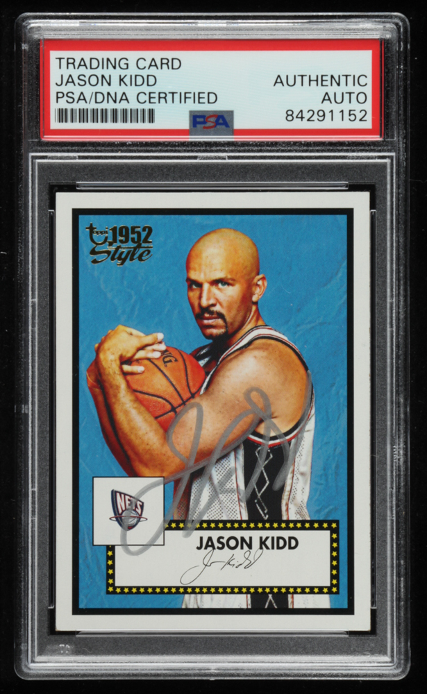 Jason Kidd SIgned 2005-06 Topps Style #83 (PSA Encapsulated) | Pristine ...