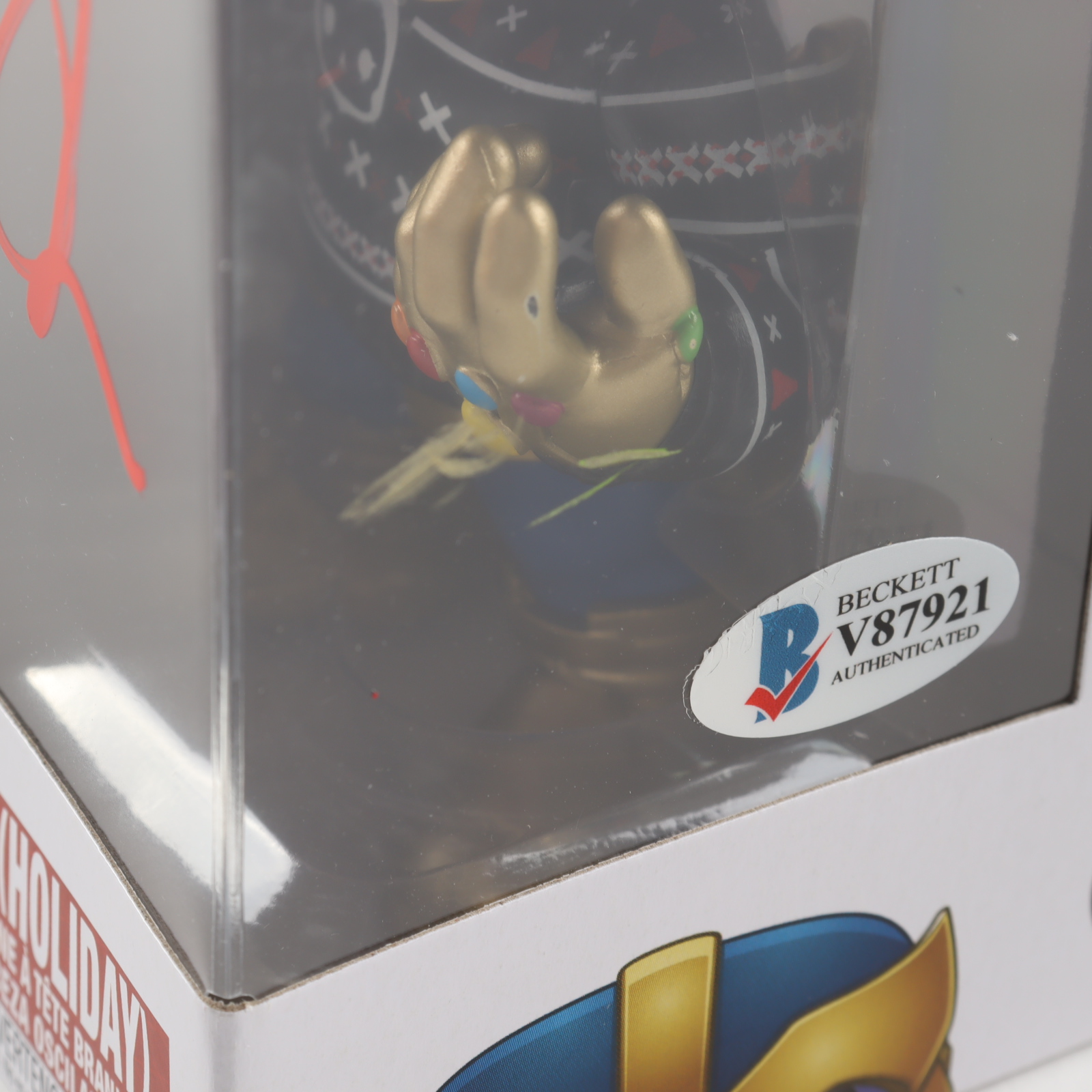 Isaac C. Singleton Jr. Signed Marvel #533 "Thanos (Holiday)" Funko Pop ...