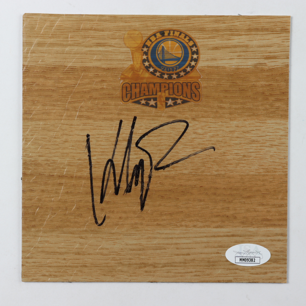 Klay Thompson Signed Warriors 6x6 Floor Piece (JSA COA) | Pristine Auction