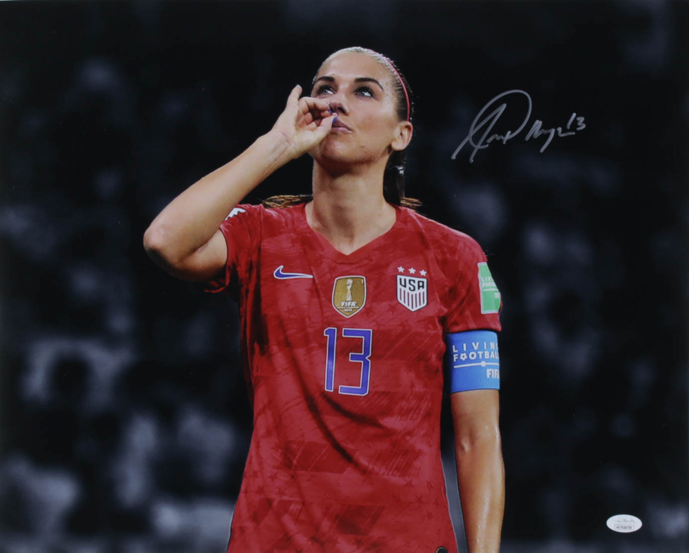 Alex Morgan Signed Team USA 16x20 Photo (JSA COA) | Pristine Auction