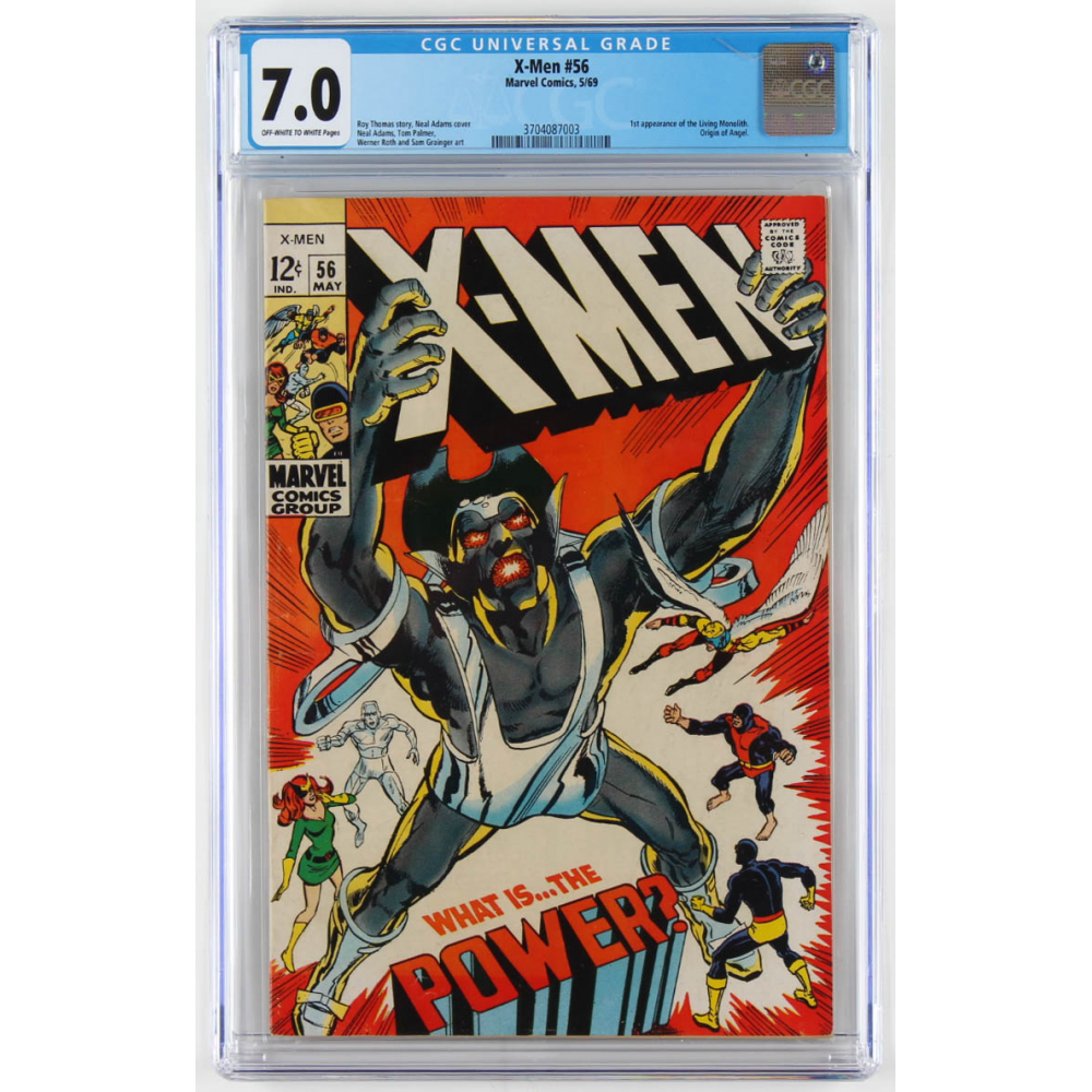 1969 "X-Men" Issue #56 Marvel Comic Book (CGC 7.0) | Pristine Auction
