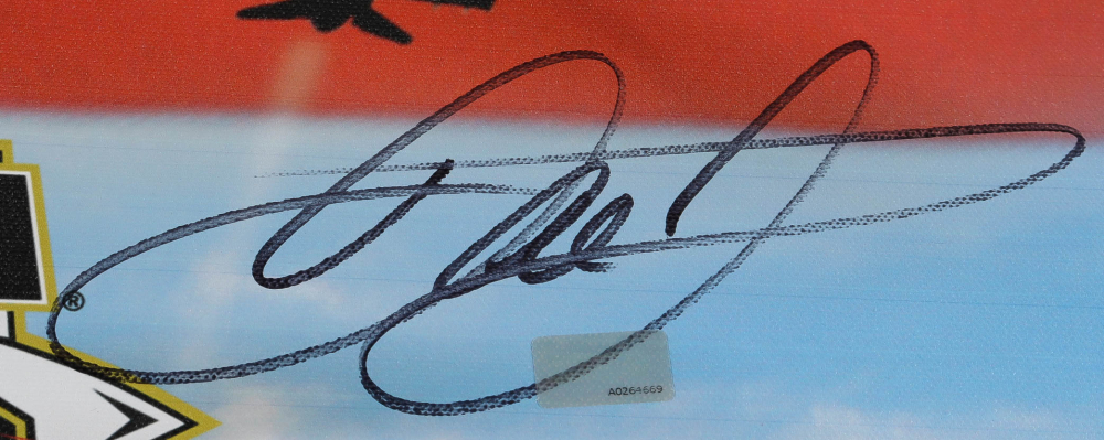 Dale Earnhardt Jr. Signed 23x30 NASCAR 2004 Daytona 500 Photo on Canvas ...