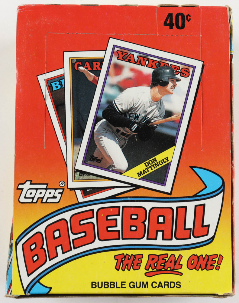 1988 Topps Baseball Wax Box With (36) Packs | Pristine Auction