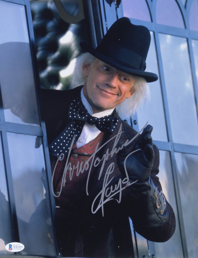 Christopher Lloyd Signed "Back to the Future Part III" 11x14 Photo ...