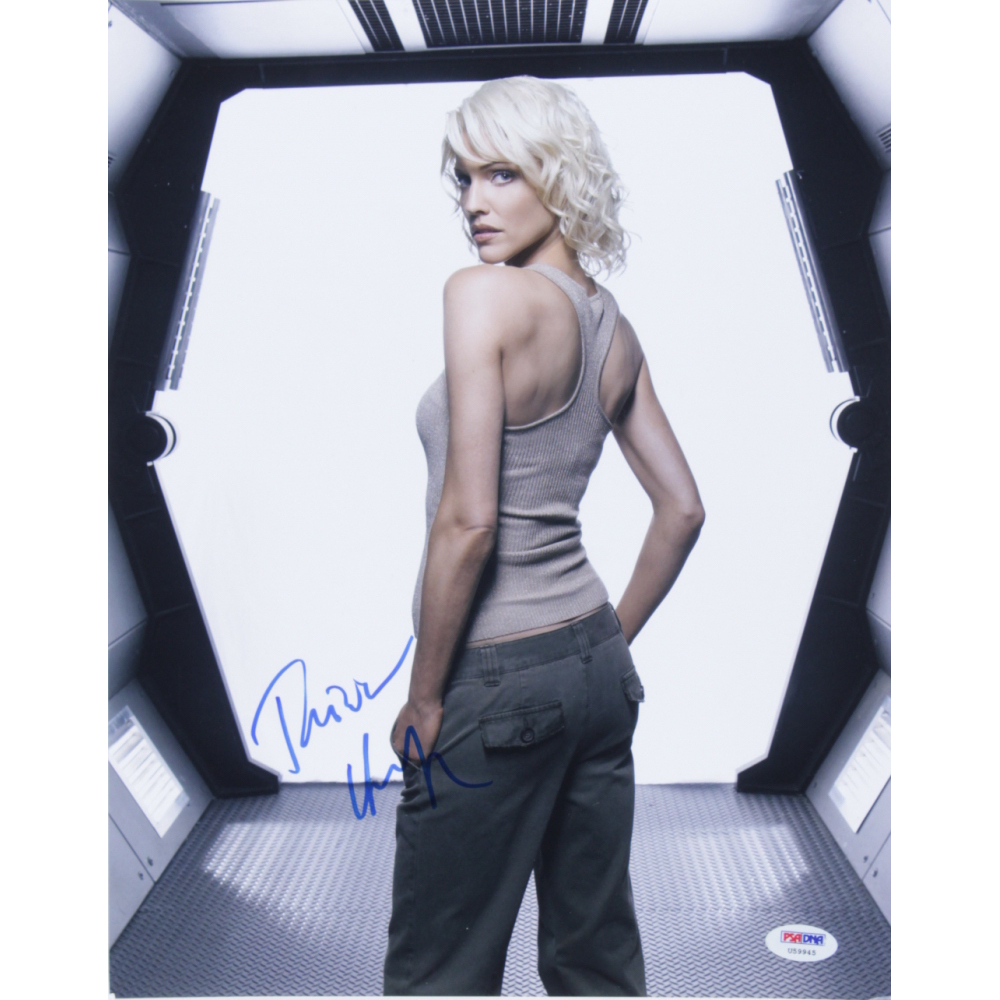 Tricia Helfer Signed "Battlestar Galactica" 11x14 Photo (PSA COA ...