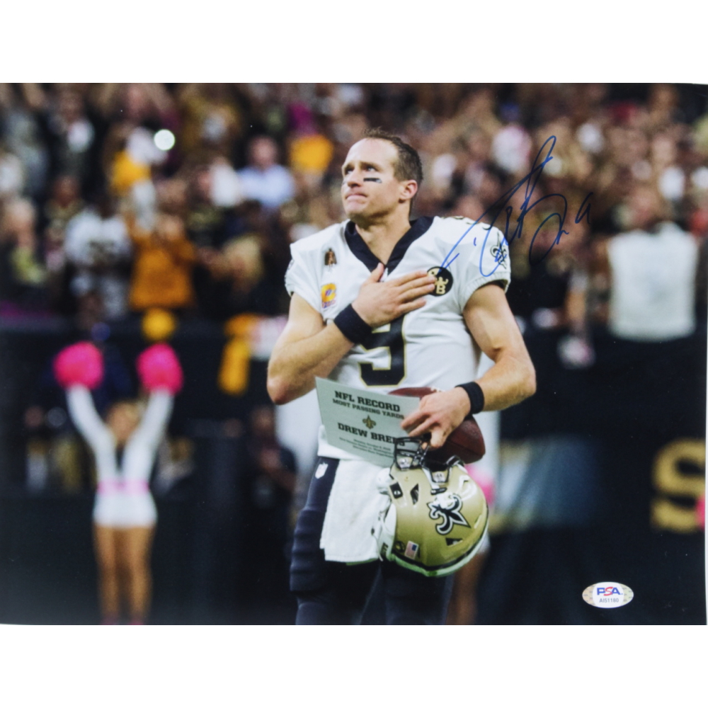 Drew Brees Signed Saints 11x14 Photo (PSA COA) | Pristine Auction