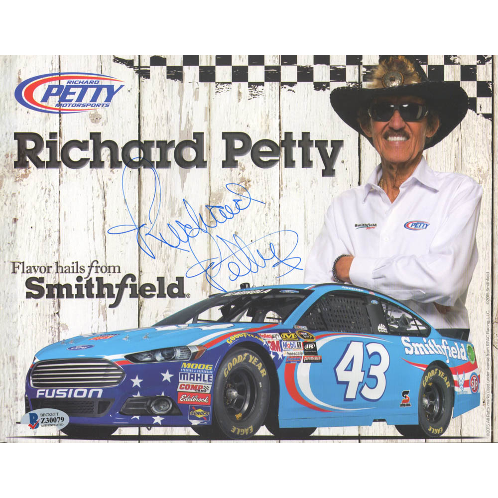 Richard Petty Signed NASCAR 8x10 Photo (Beckett COA) | Pristine Auction