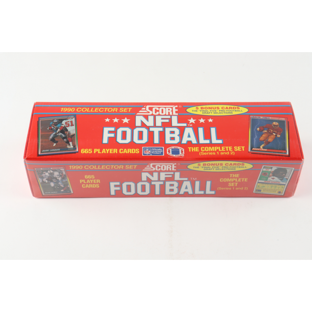 1990 Score NFL Football Collector Complete Set of (665) Cards ...