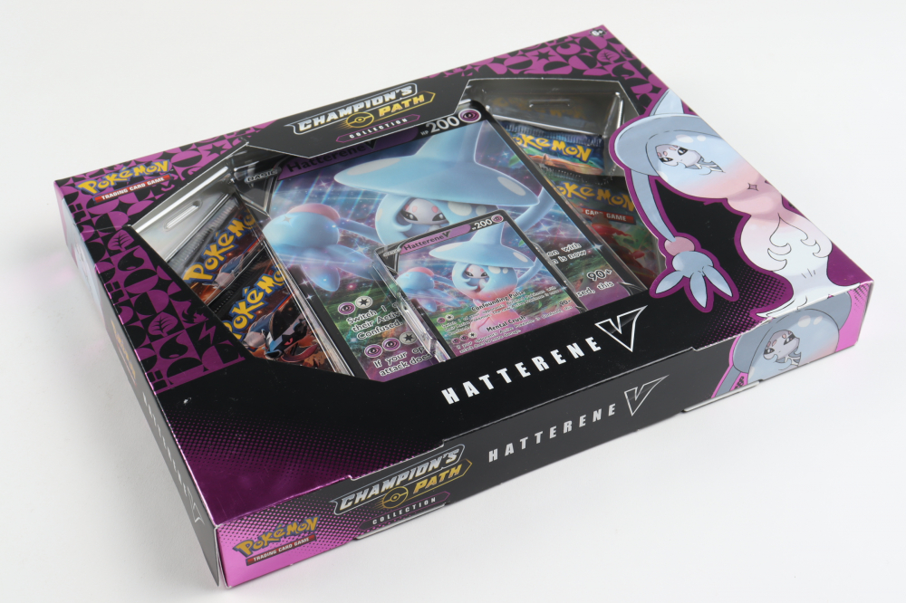 Pokemon Champion's Path Hatterene Collection Box | Pristine Auction