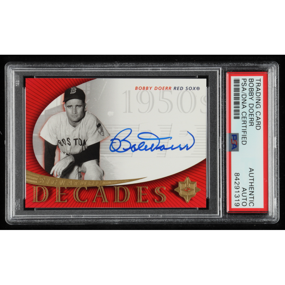 Bobby Doerr Signed 2005 Ultimate Signature Decades #BD T3 (PSA ...