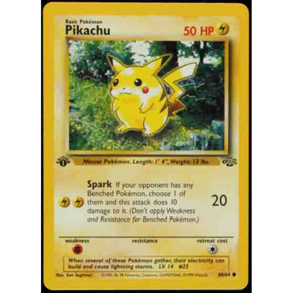 Pikachu 1999 Pokemon Jungle 1st Edition #60 | Pristine Auction