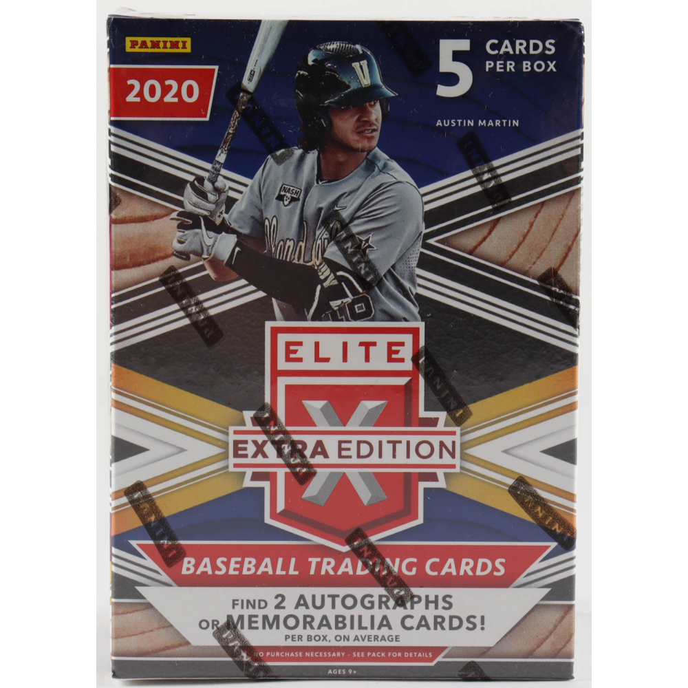 2020 Panini Elite Extra Edition Baseball Blaster Box with (5) Cards ...
