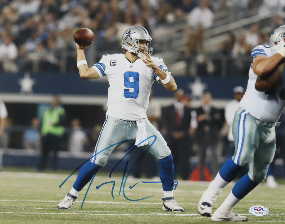Tony Romo Signed Cowboys 11x14 Photo (PSA COA) | Pristine Auction