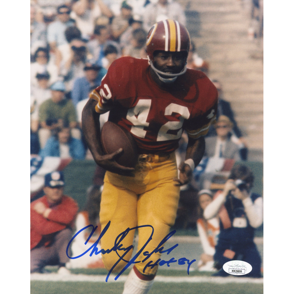 Charley Taylor Signed Redskins 8x10 Photo Inscribed "HOF 84" (JSA COA ...