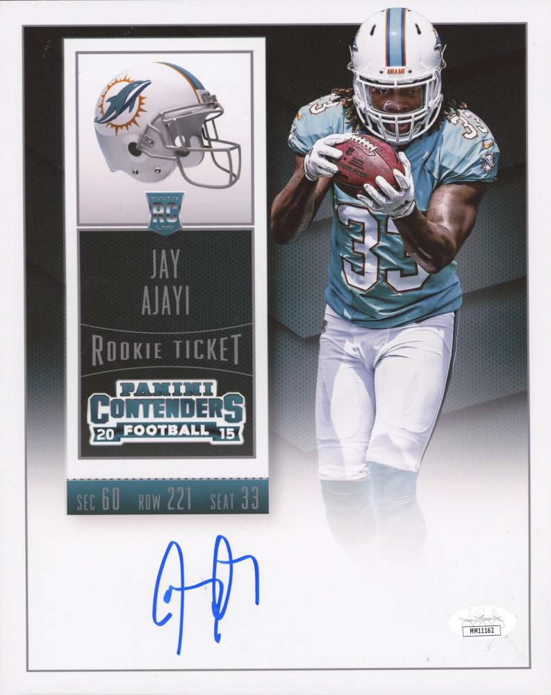 Jay Ajayi Signed Dolphins 8x10 Photo (JSA COA) | Pristine Auction