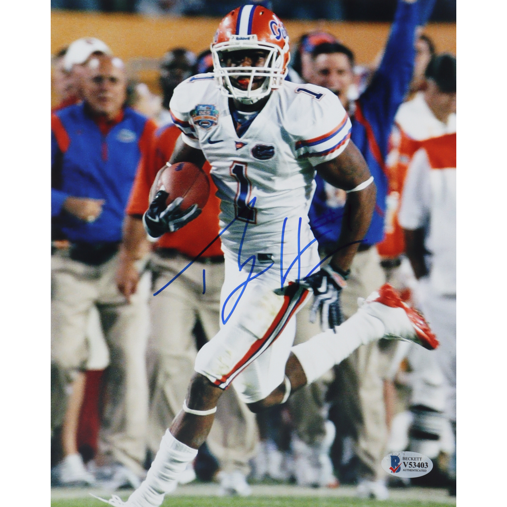 Percy Harvin Signed Florida Gators 8x10 Photo (Beckett COA) | Pristine ...