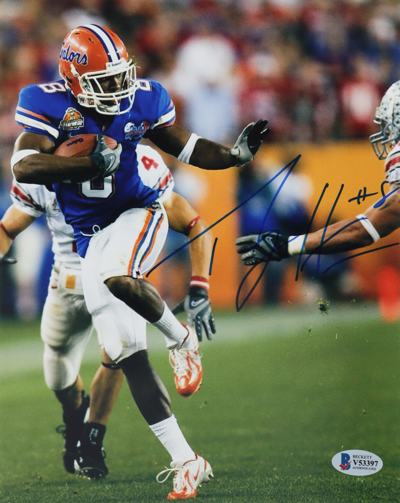 Percy Harvin Signed Florida Gators 8x10 Photo (Beckett COA) | Pristine ...