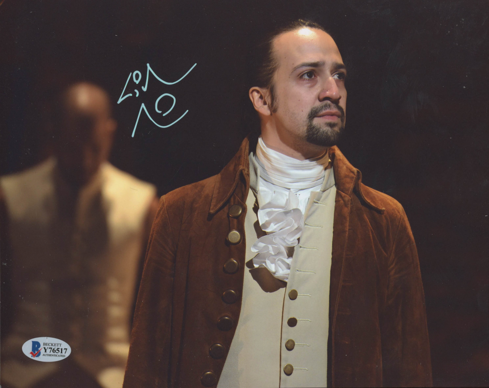Lin-Manuel Miranda Signed "Hamilton" 8x10 Photo (Beckett COA ...