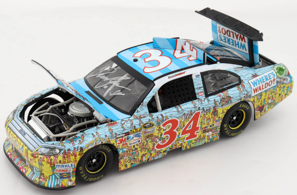 David Ragan Signed LE #34 "Where's Waldo?" 2012 Fusion 1:24 Scale Stock ...