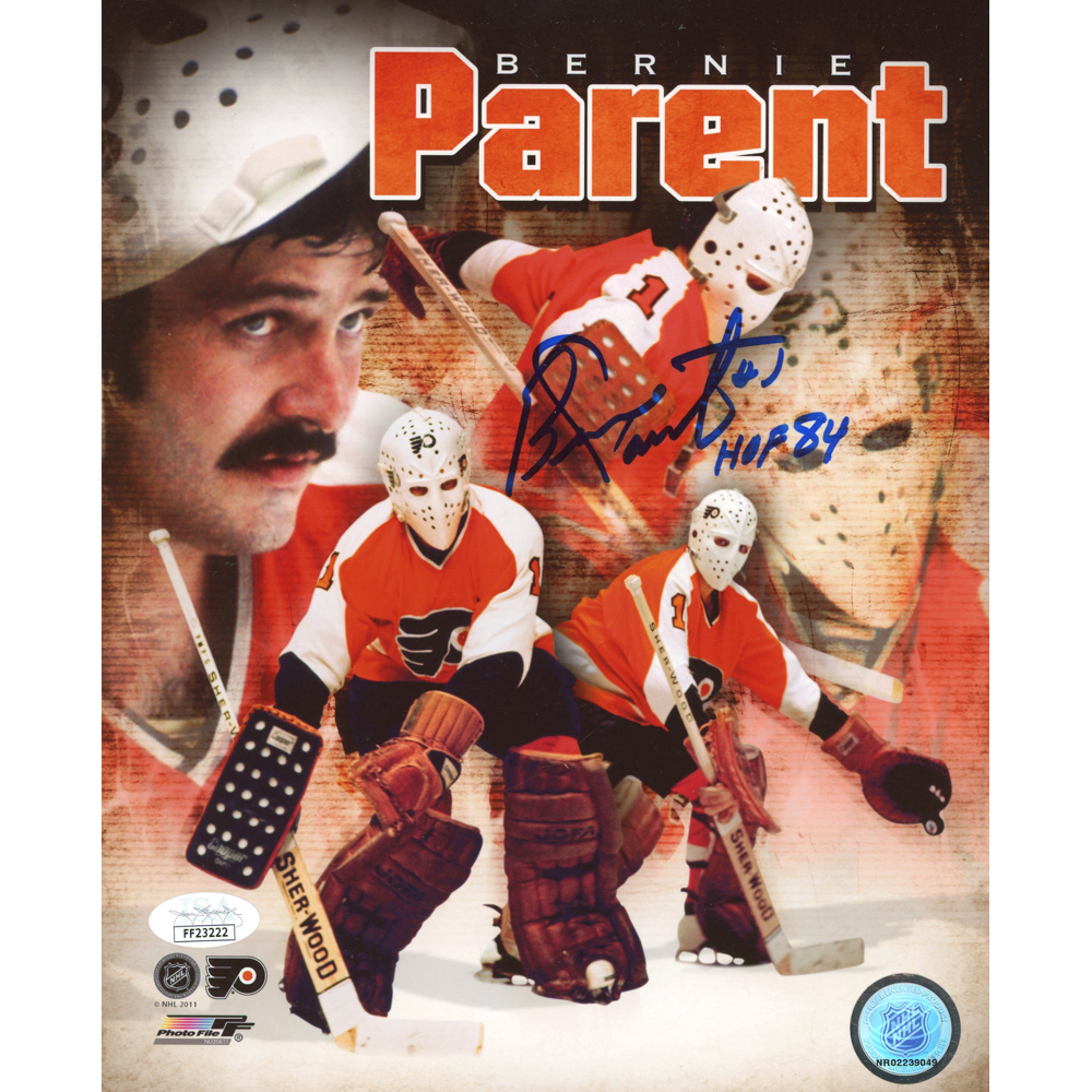 Bernie Parent Signed Flyers 8x10 Photo (JSA COA) | Pristine Auction