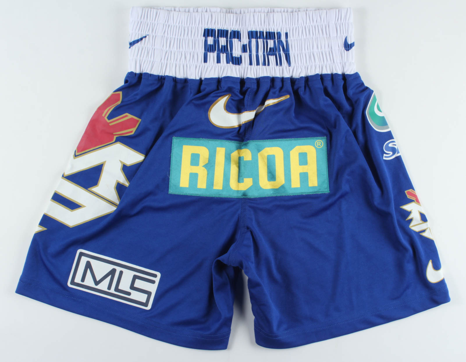 Manny Pacquiao Signed Boxing Trunks Inscribed "Pacman" (PSA COA ...
