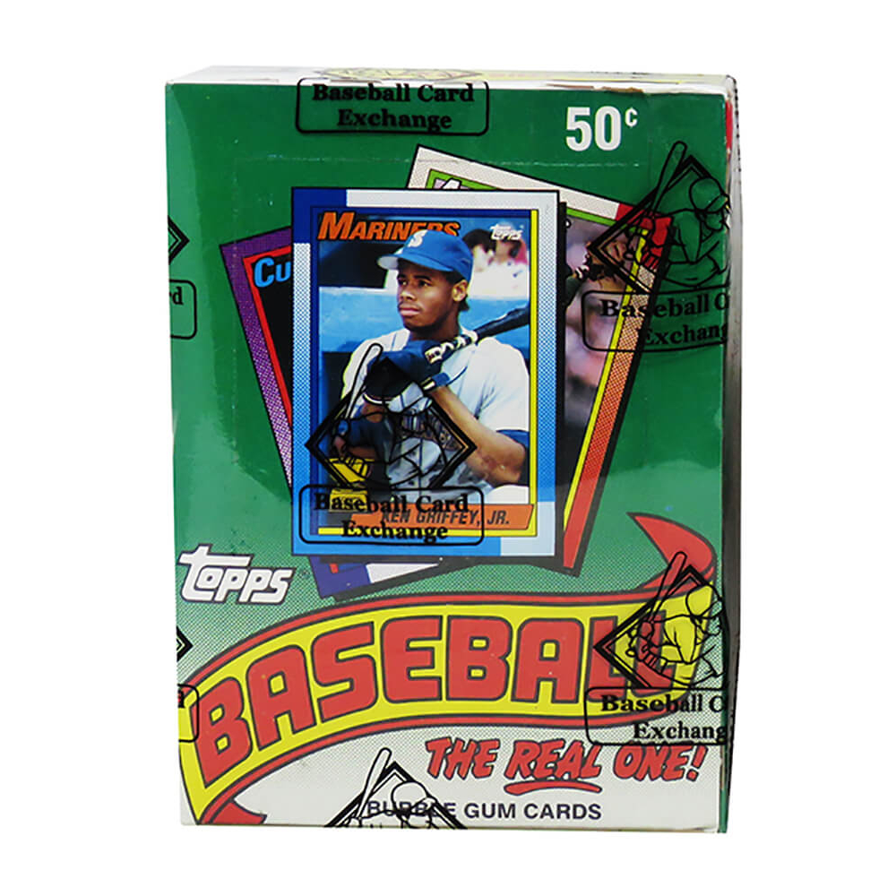 1990 Topps Baseball Wax Box Of (36) Packs (bbce Certified) | Pristine