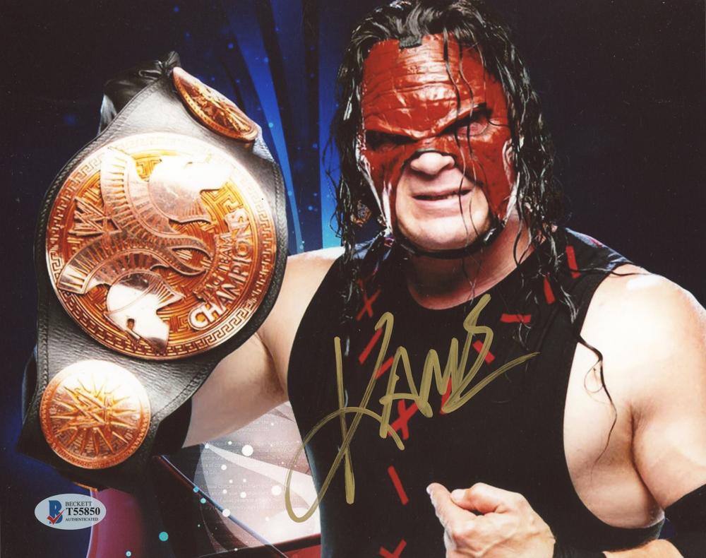 Kane Signed WWE 8x10 Photo (Beckett) | Pristine Auction