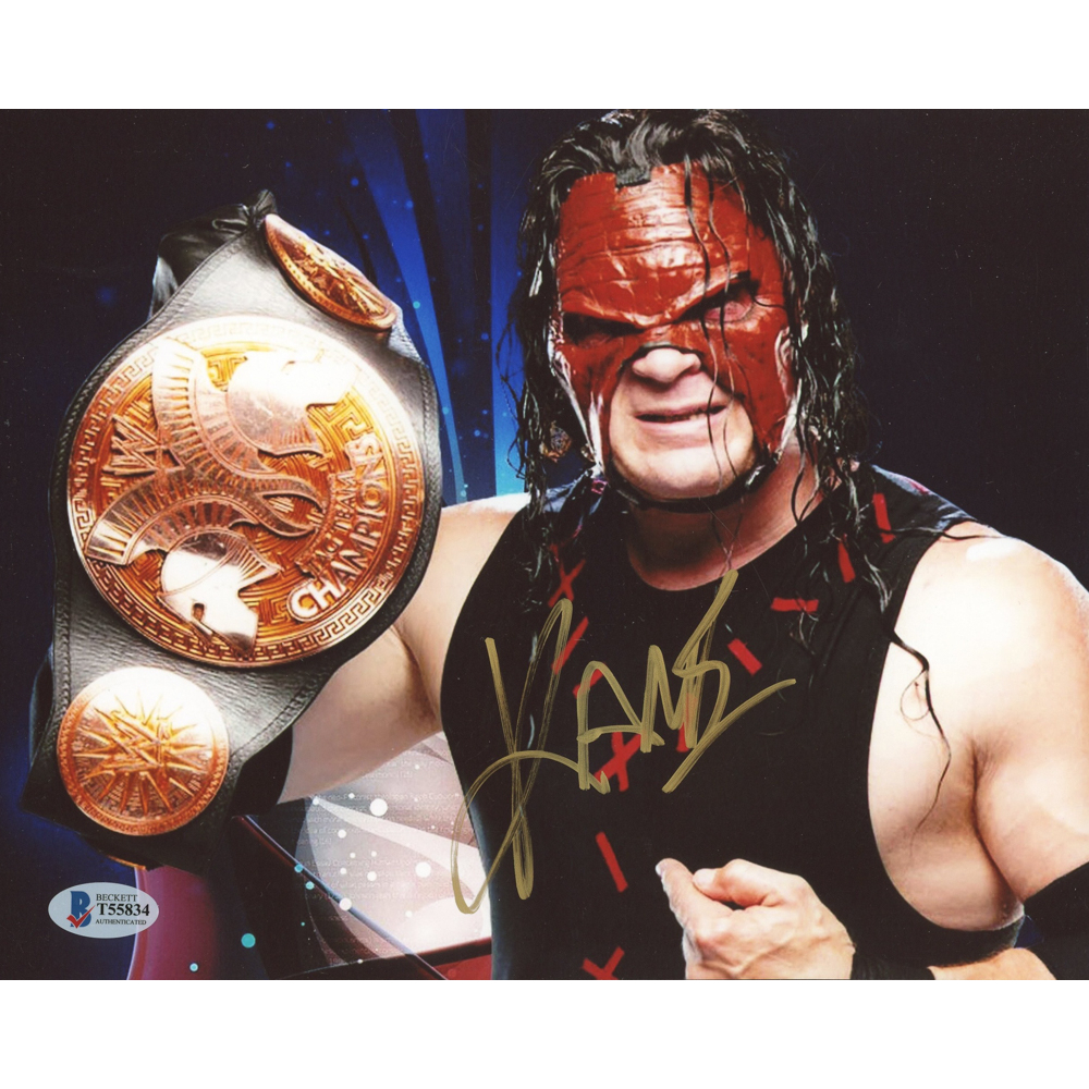 Kane Signed WWE 8x10 Photo (Beckett) | Pristine Auction