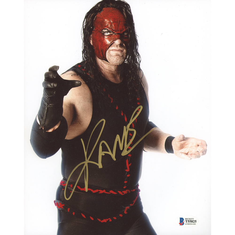 Kane Signed WWE 8x10 Photo (Beckett) | Pristine Auction