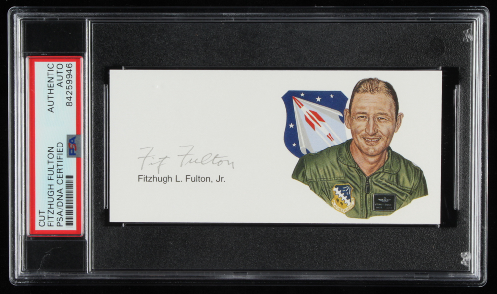 Fitzhugh L. Fulton Signed 2x5 Cut (PSA Encapsulated) | Pristine Auction