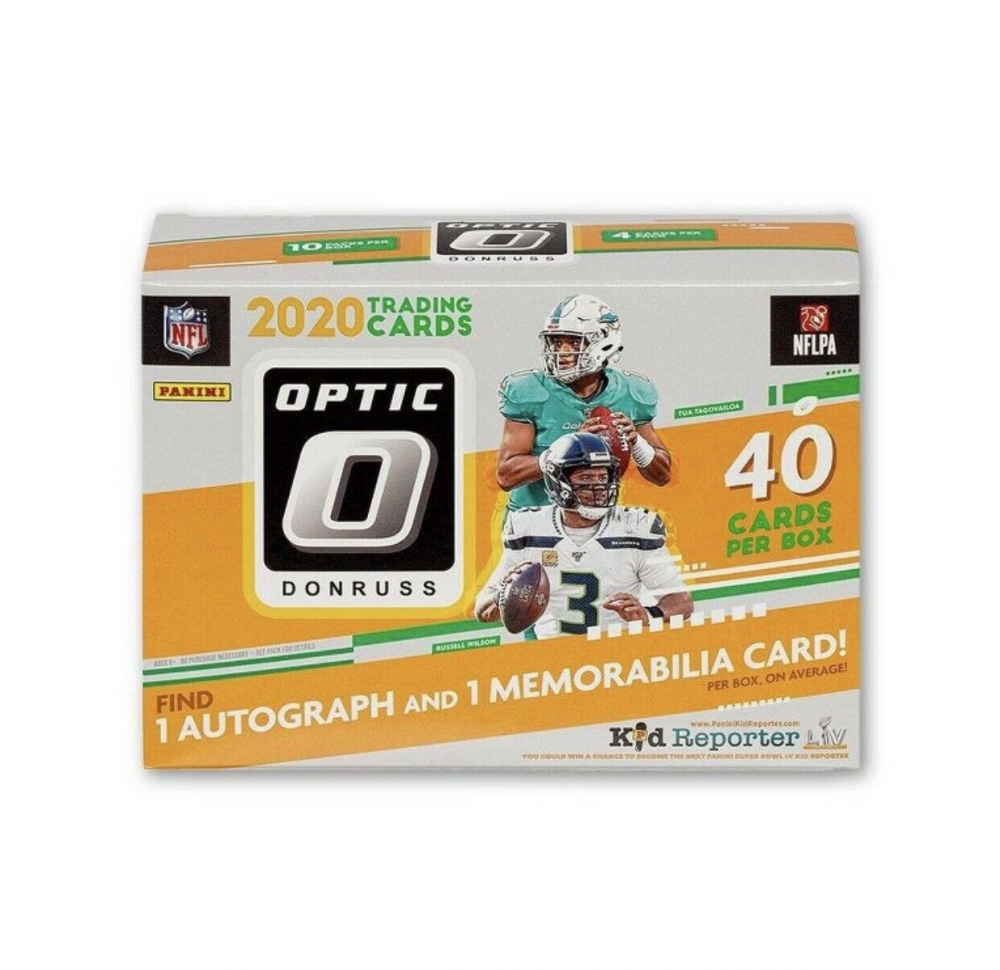 2020 Donruss Optic Football Mega Box with (10) Packs | Barnebys